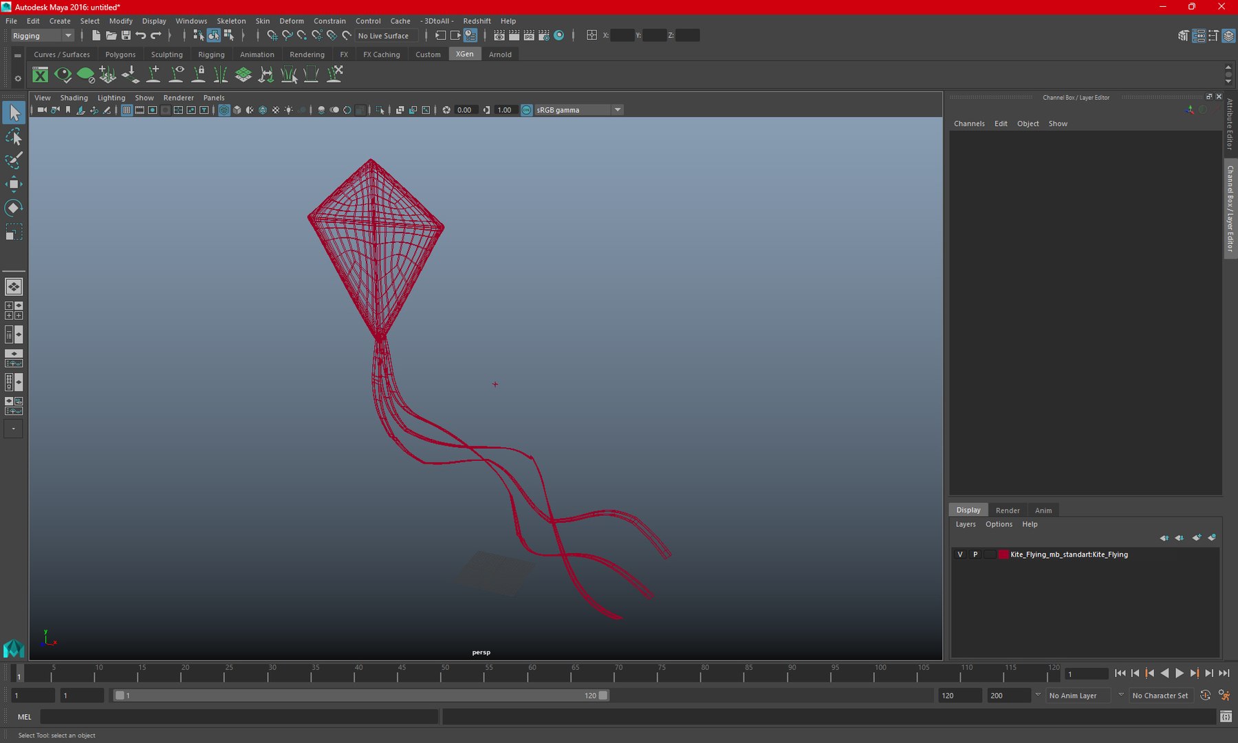 3D Model Kite Flying - TurboSquid 2127776