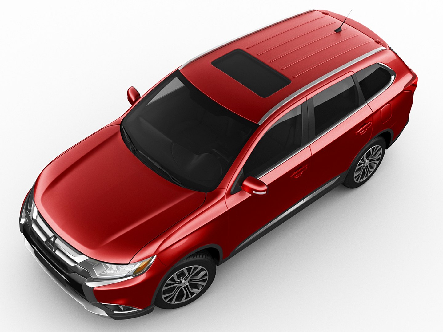 3d Model Mitsubishi Outlander 2016