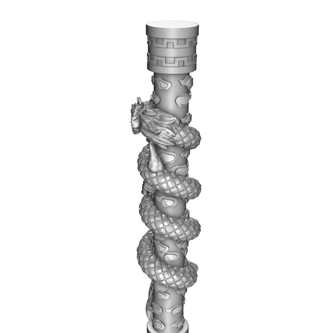 Dragon column 3D - TurboSquid 1149469
