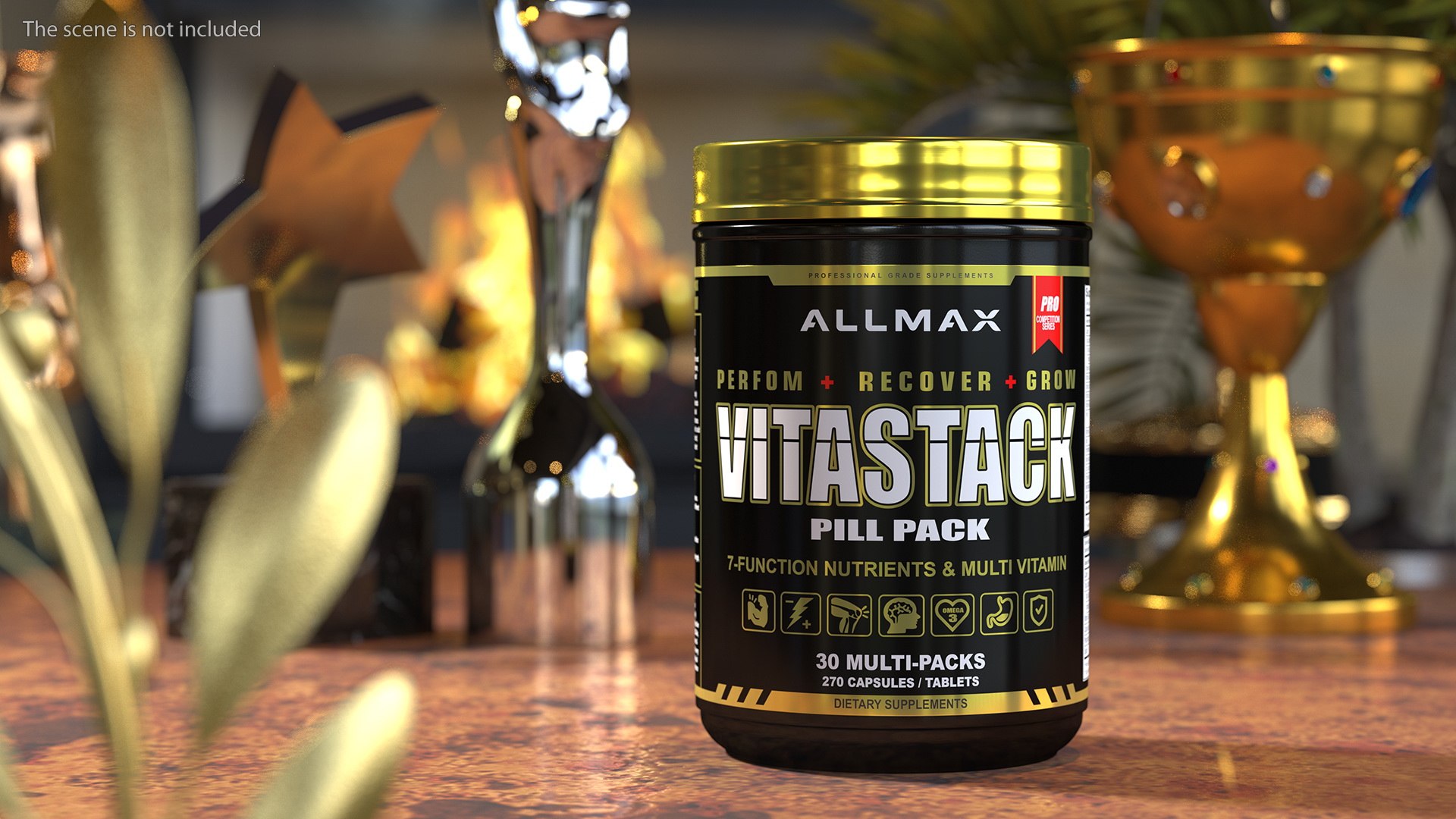3D Allmax Nutrition Vitastack Multivitamin Model - TurboSquid 1760290