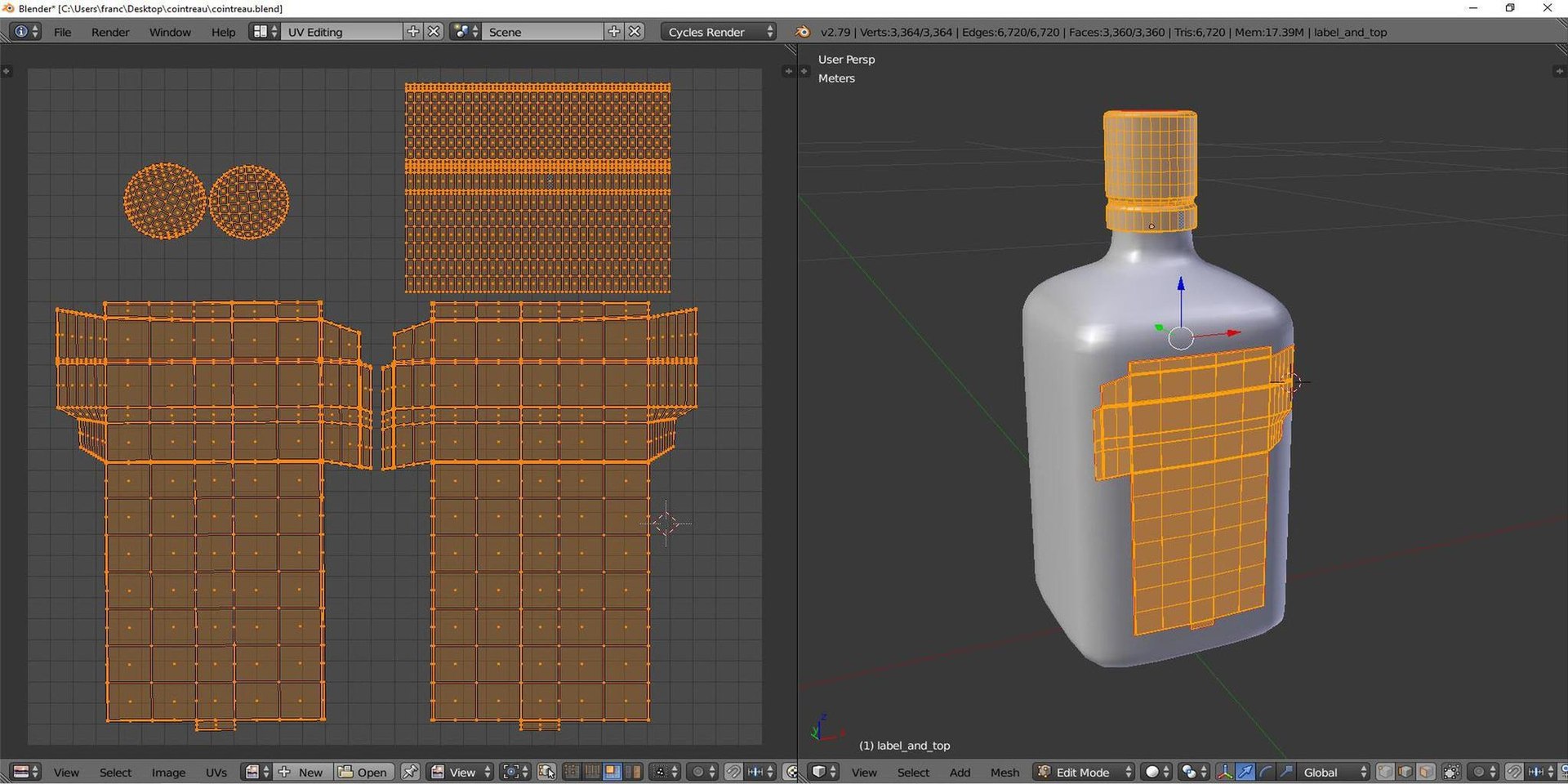 cointreau 3d model