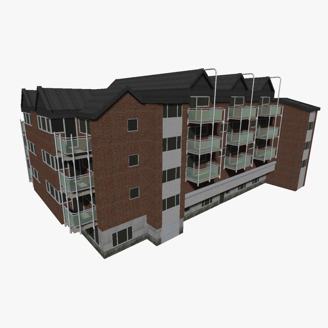 City houseblock 3D - TurboSquid 1626746