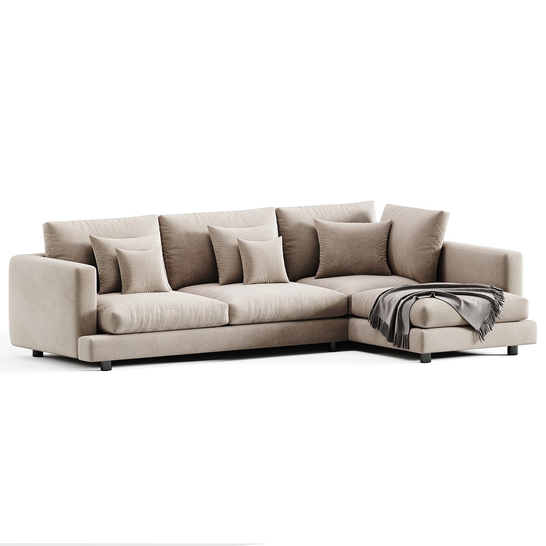 Long Island 05 Sofa By Flexform Model - TurboSquid 2163935