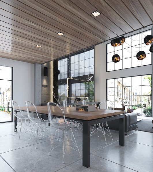 3D Loft Apartment Interior model - TurboSquid 1794362