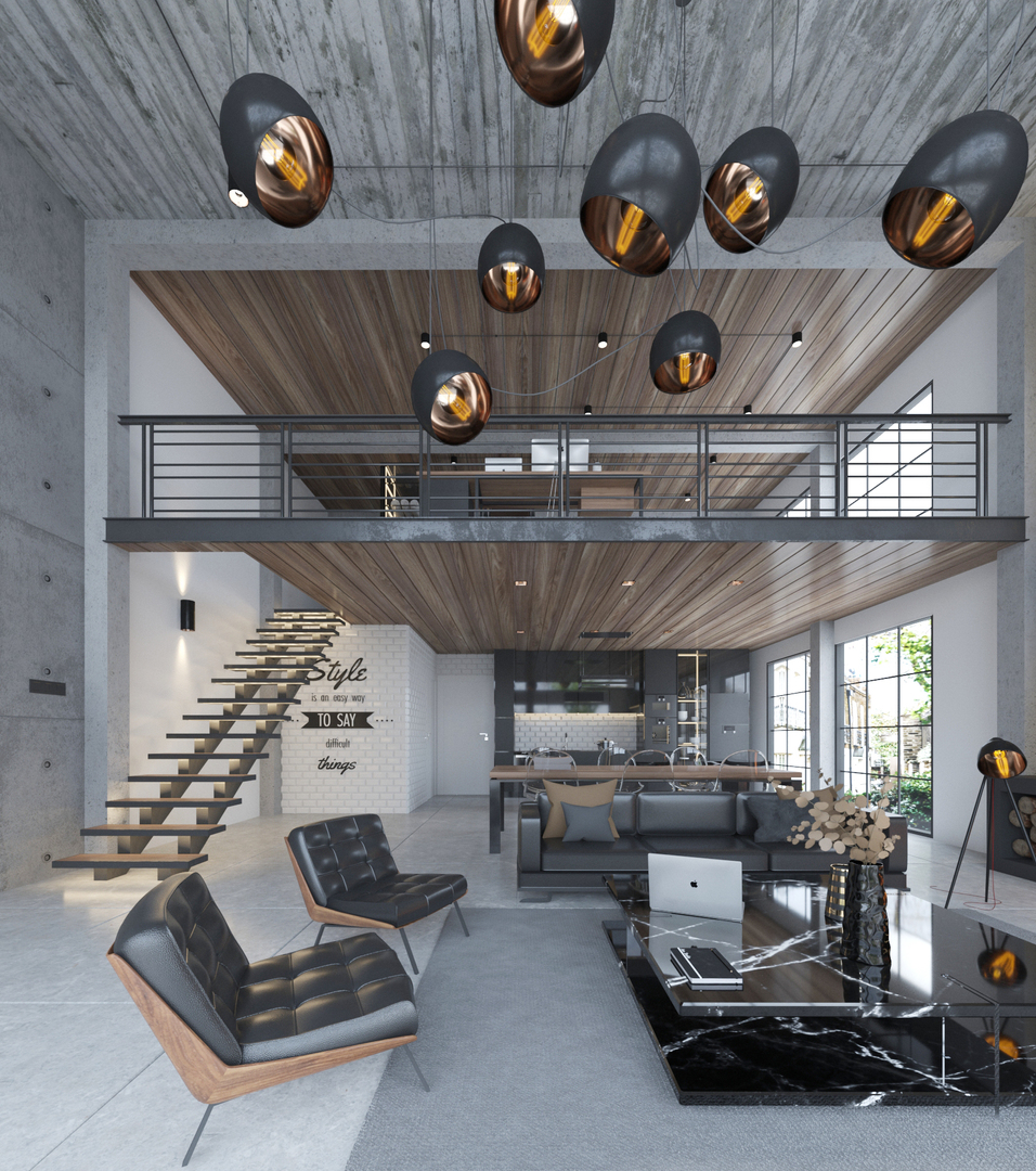 3D Loft Apartment Interior model - TurboSquid 1794362