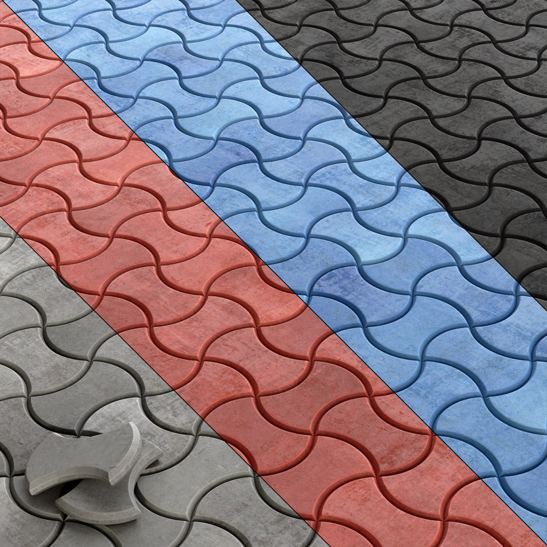3D model Paving color lecalo n3 - TurboSquid 1939649