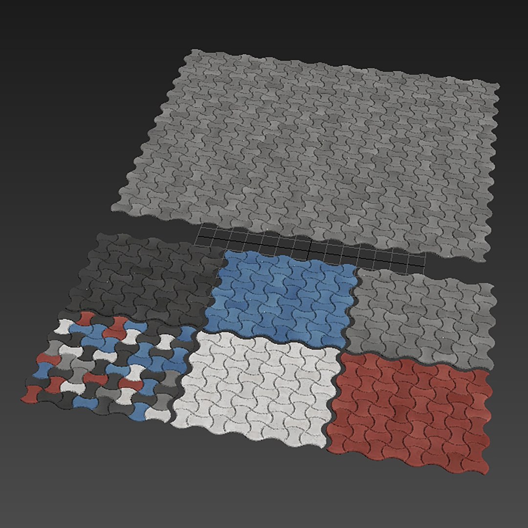 3D model Paving color lecalo n3 - TurboSquid 1939649
