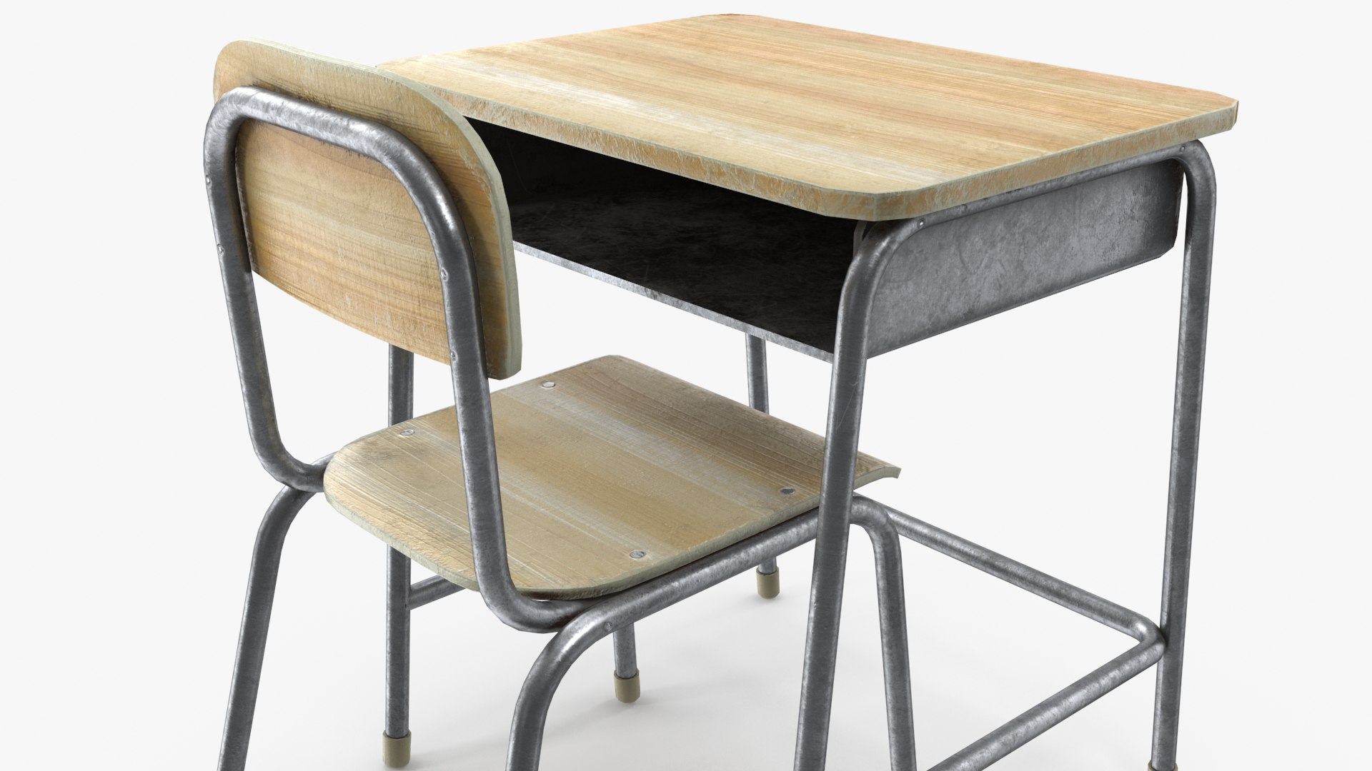 Classroom School Desk 3D Model - TurboSquid 1446155