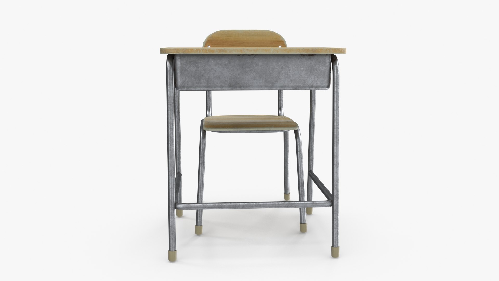 Classroom School Desk 3D Model - TurboSquid 1446155
