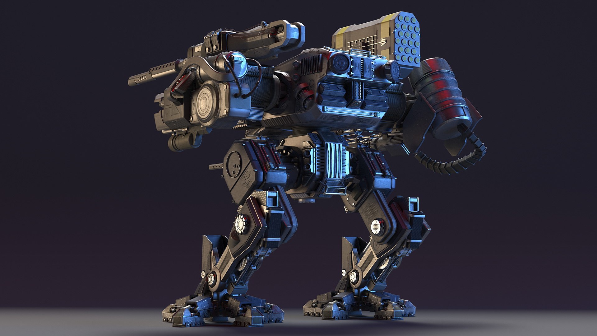 Large Walking War Robot 3D Model - TurboSquid 2157006