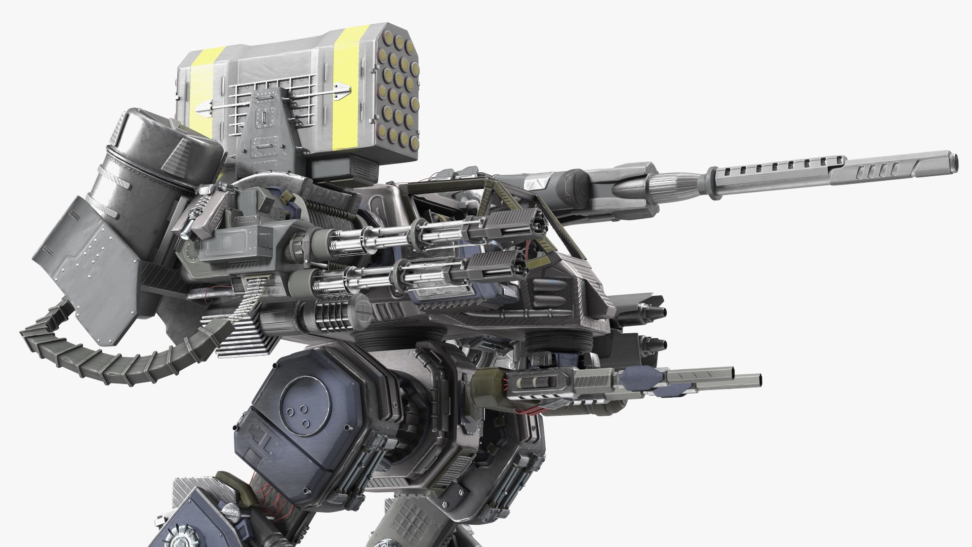Large Walking War Robot 3D model - TurboSquid 2157006