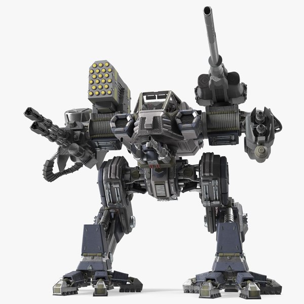 modelo 3d Gran robot de guerra andante - TurboSquid 2157006
