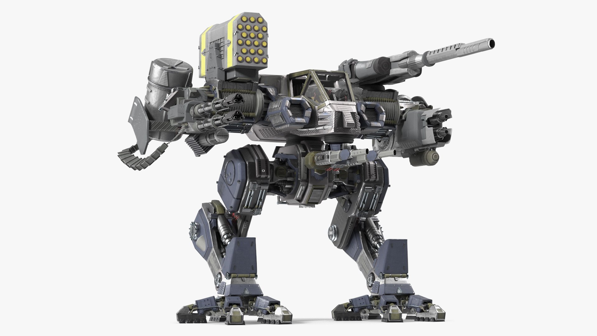 Large Walking War Robot 3D Model - TurboSquid 2157006
