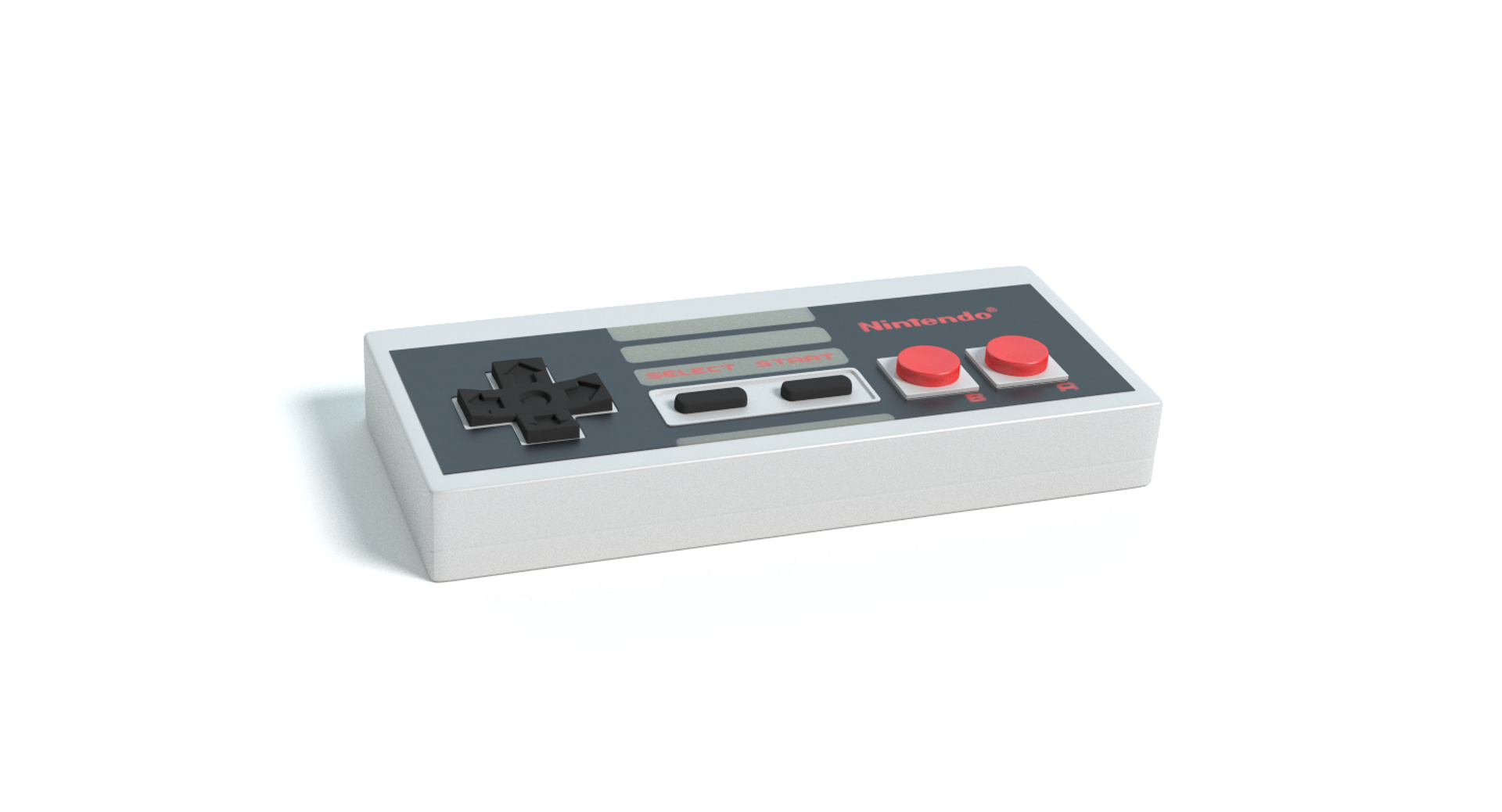 Nintendo Controller 3d Model