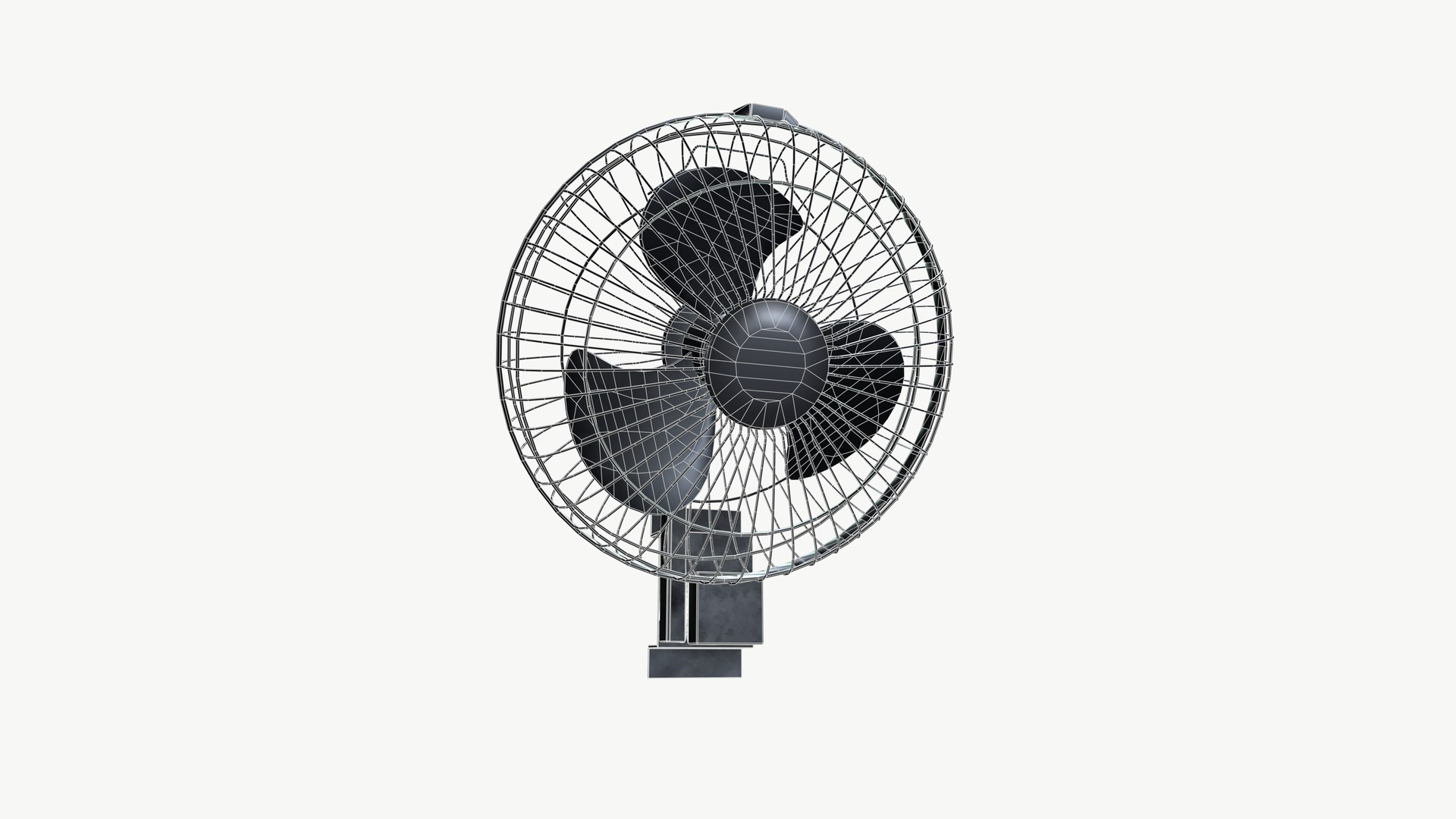 3D Wall Mount Fan Model - TurboSquid 2256978