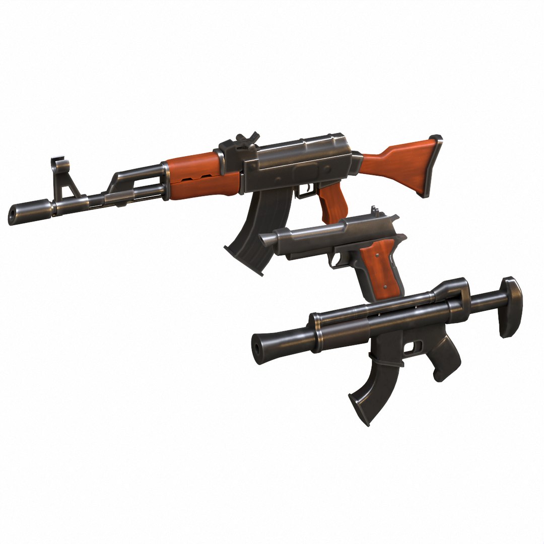 3D Game Ready Stylized Weapons Collection Model - TurboSquid 2290977
