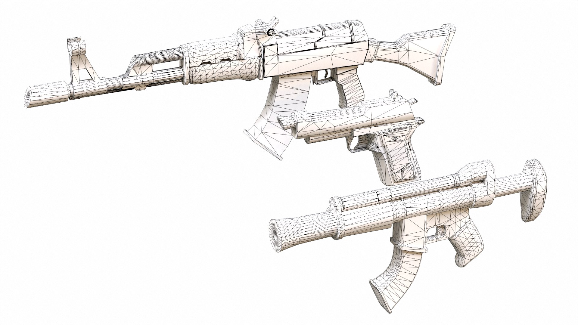 3D Game Ready Stylized Weapons Collection Model - TurboSquid 2290977