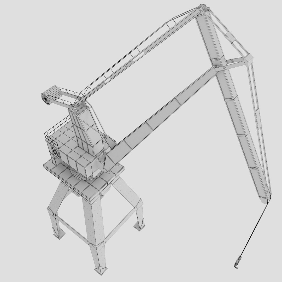 3D Model Crane Battlefield - TurboSquid 1212549