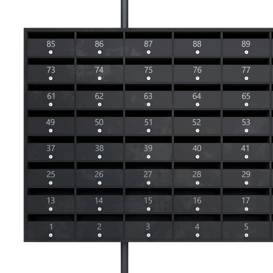 3D Mailboxes Entrances Halls Model - TurboSquid 1643353