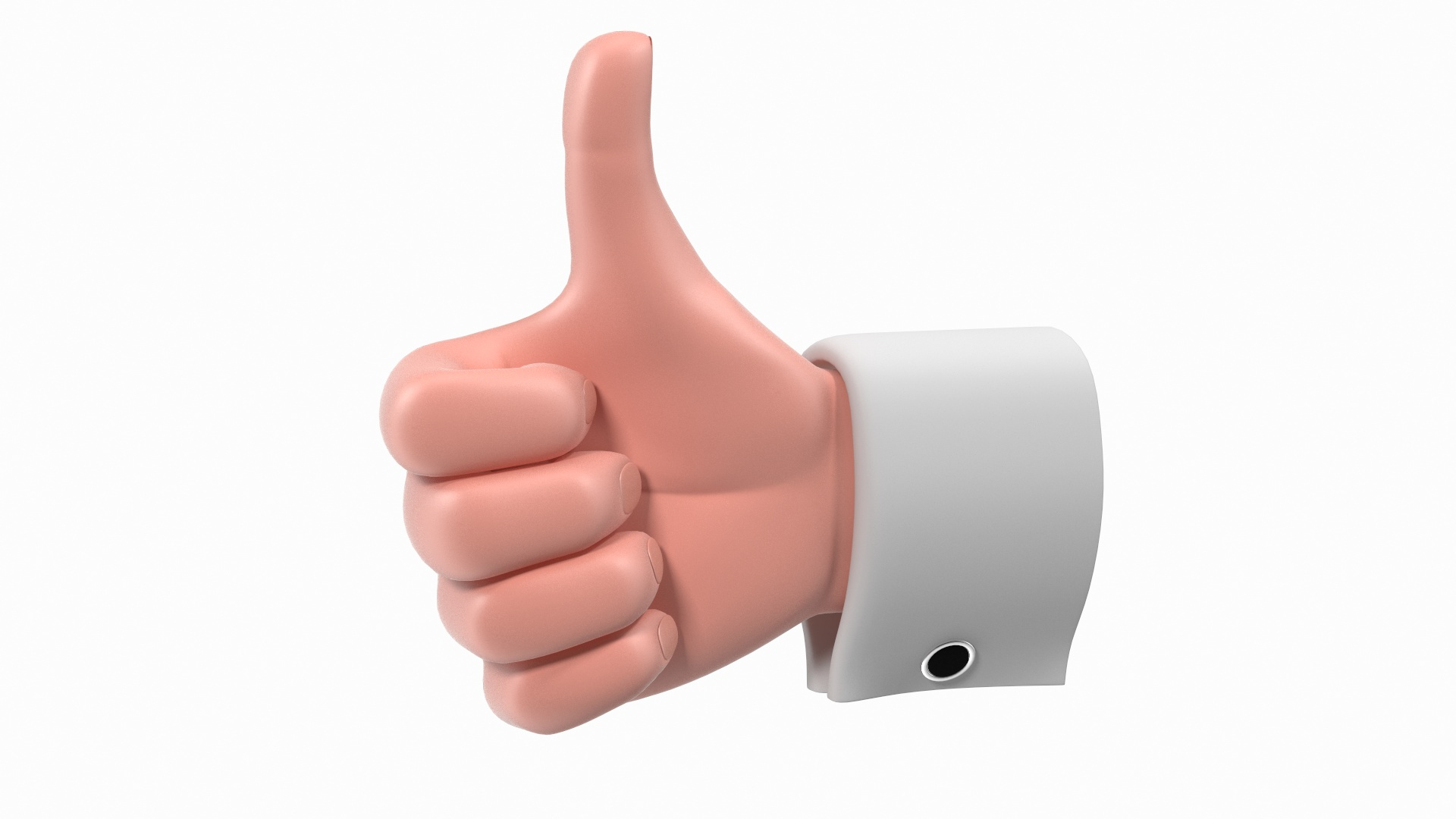 Thumbs Up Cartoon Man