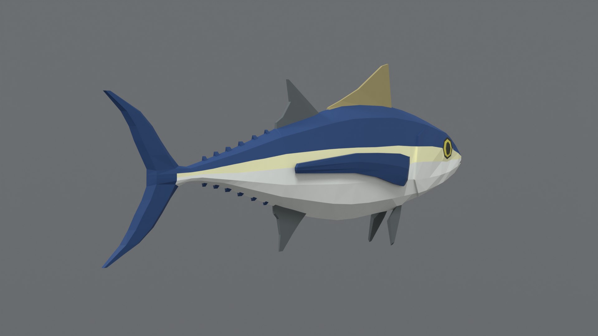 Tuna Fish 3D Model - TurboSquid 1698247