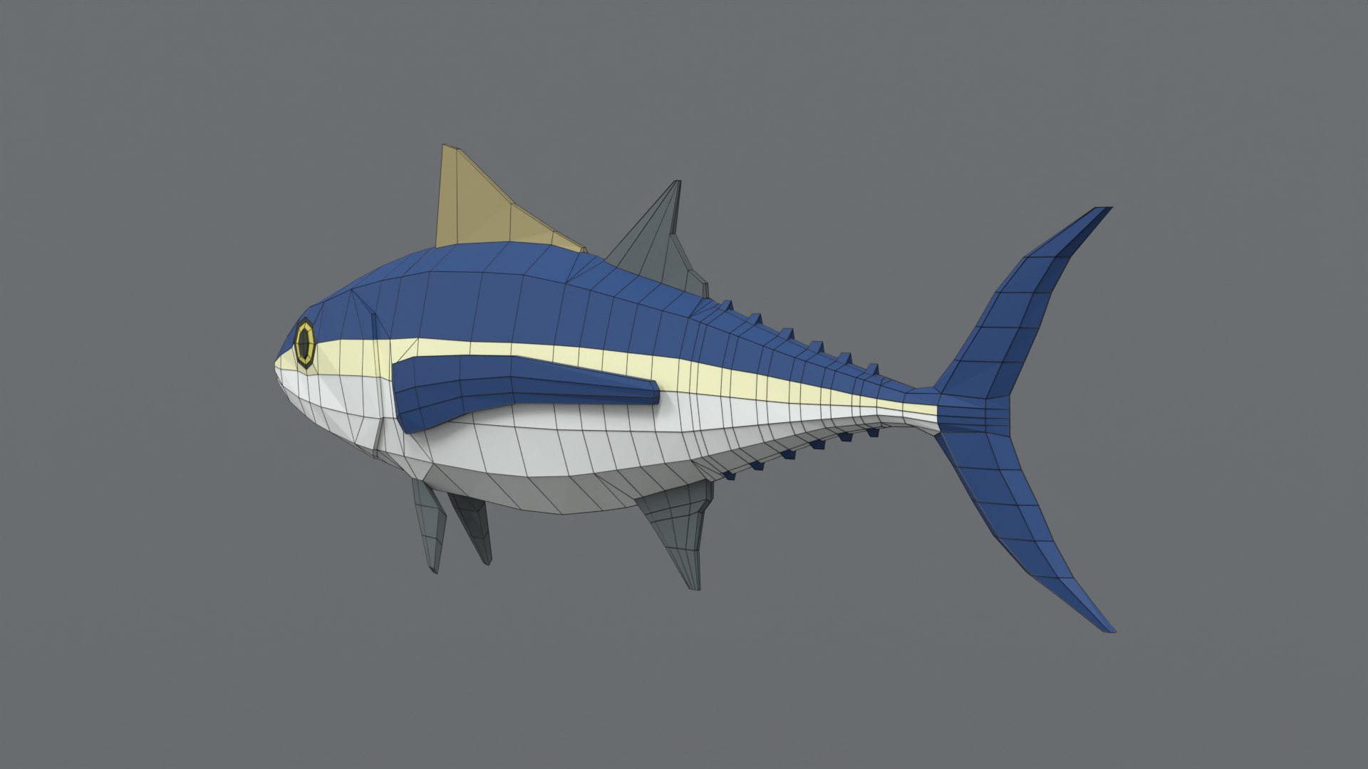 Tuna Fish 3D Model - TurboSquid 1698247