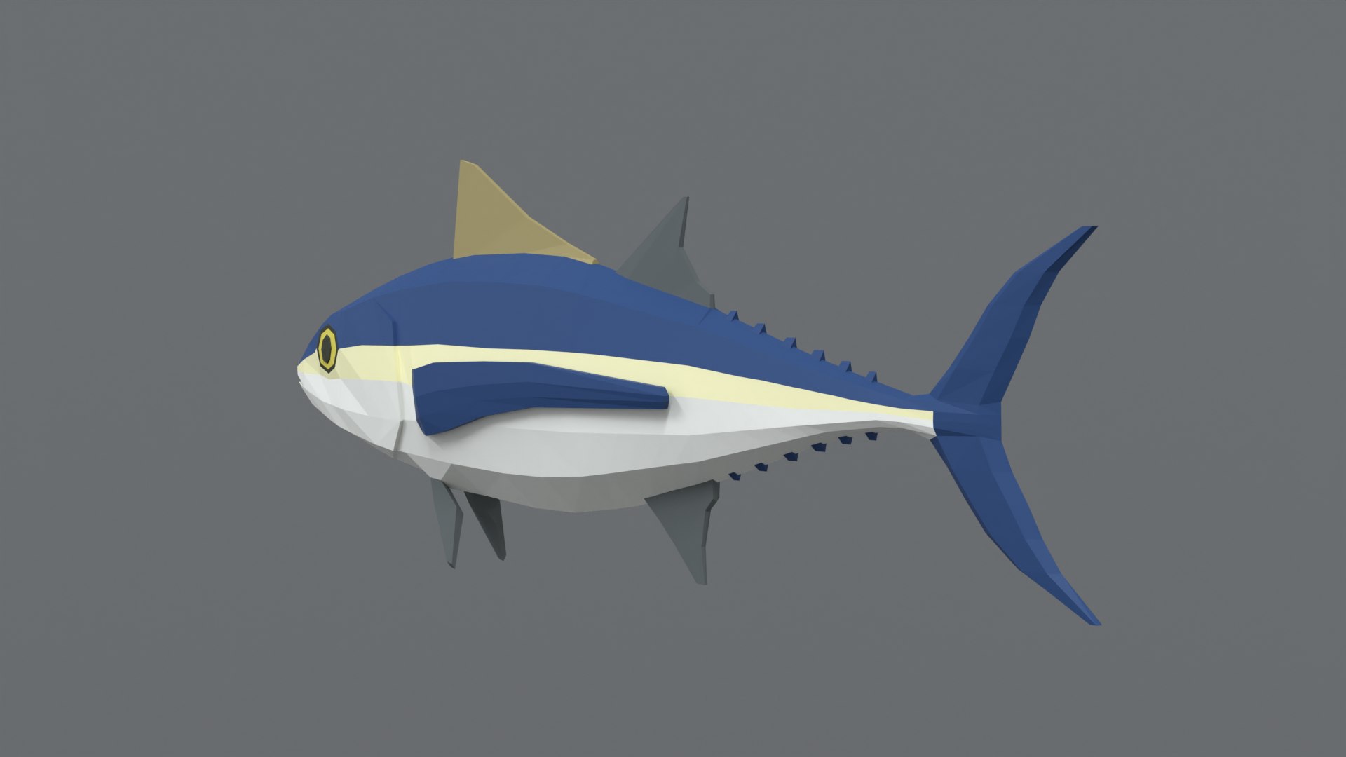 Tuna Fish 3D Model - TurboSquid 1698247