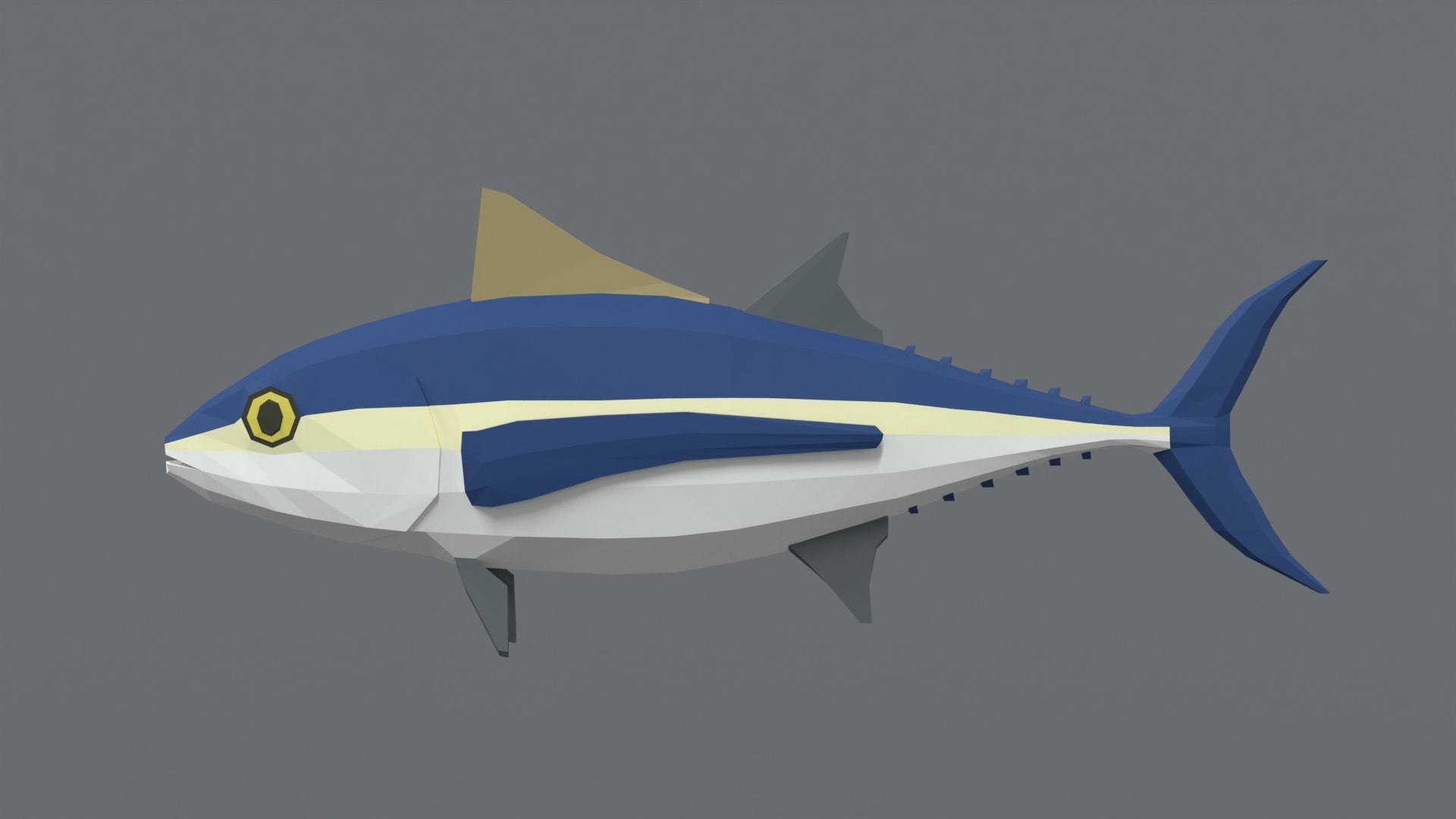 Tuna Fish 3D Model - TurboSquid 1698247