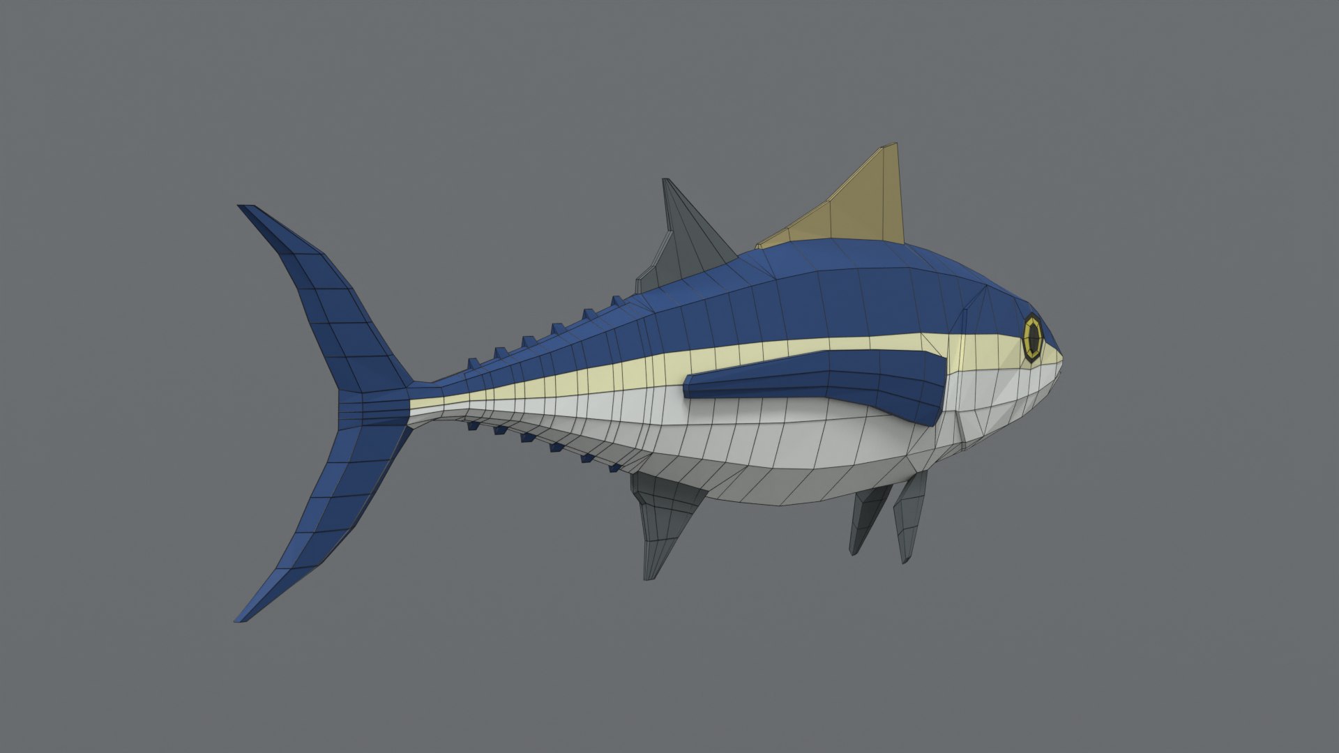 Tuna Fish 3D Model - TurboSquid 1698247