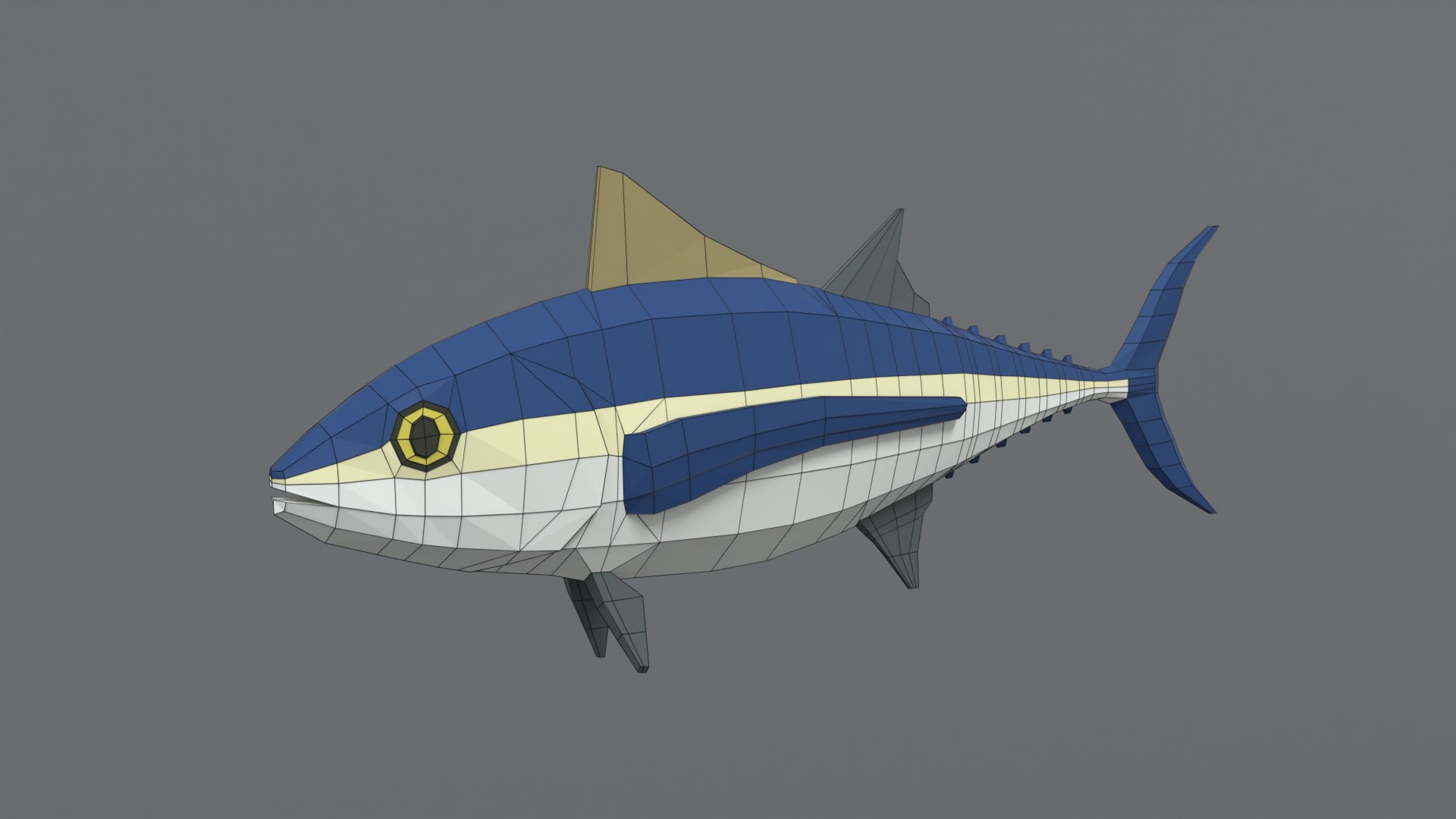 Tuna Fish 3D Model - TurboSquid 1698247
