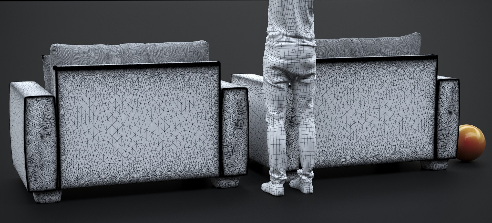 3D NORDSK STEPHANIC 1-SEATER COUCH 2024 - TurboSquid 2276140