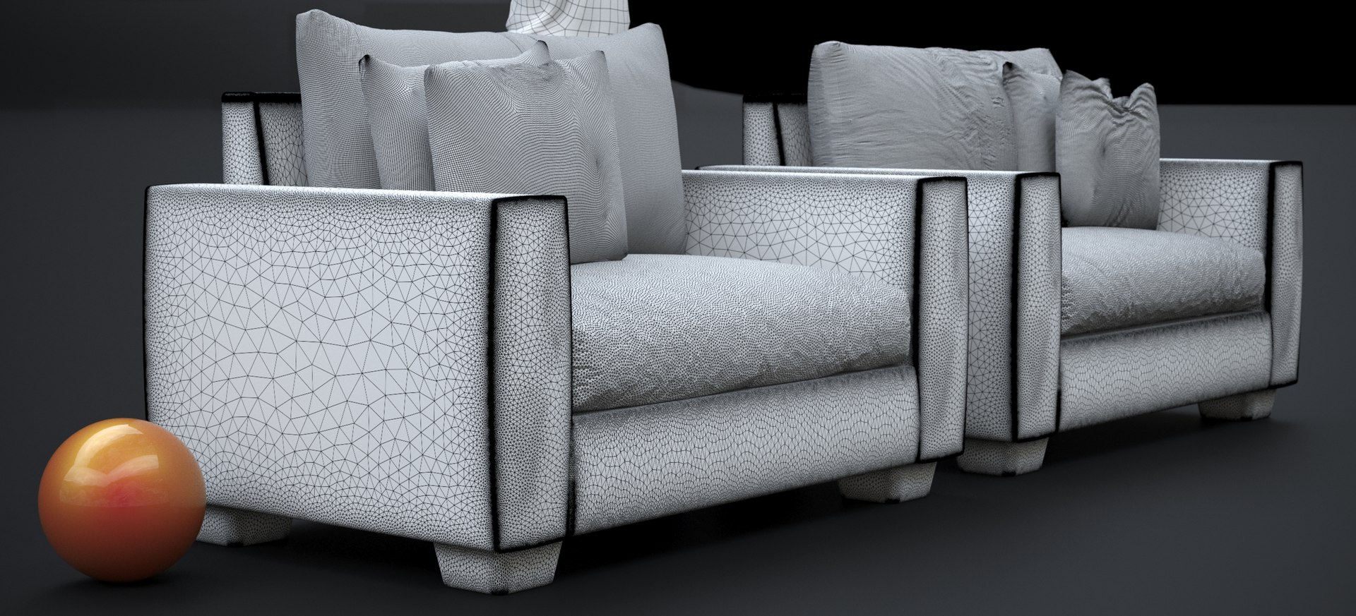 3D NORDSK STEPHANIC 1-SEATER COUCH 2024 - TurboSquid 2276140