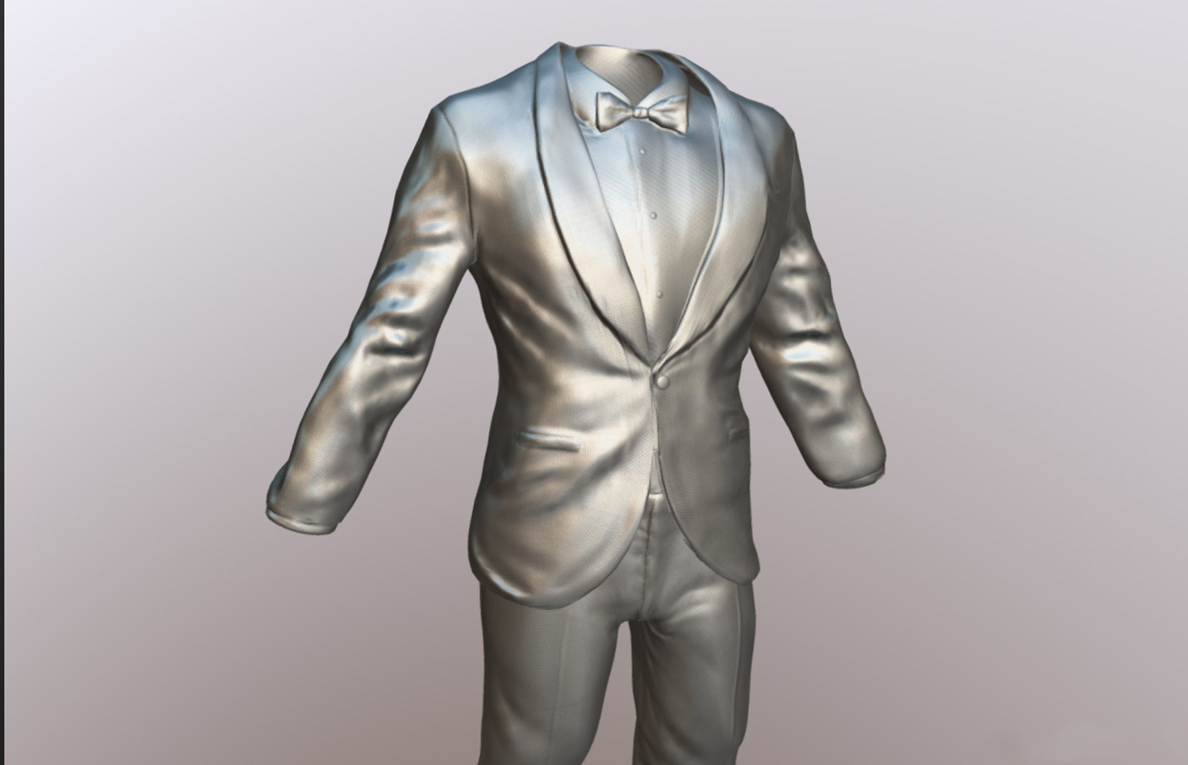 Tuxedo 3D Model - TurboSquid 1422804