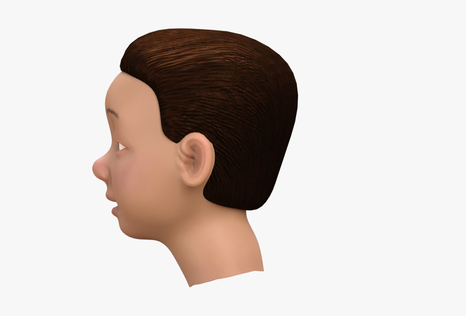 3D Kid Head - TurboSquid 1378462
