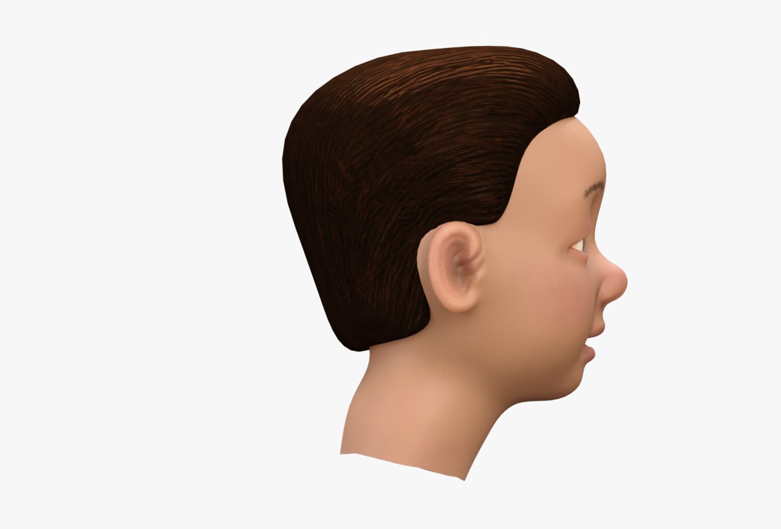 3D Kid Head - TurboSquid 1378462
