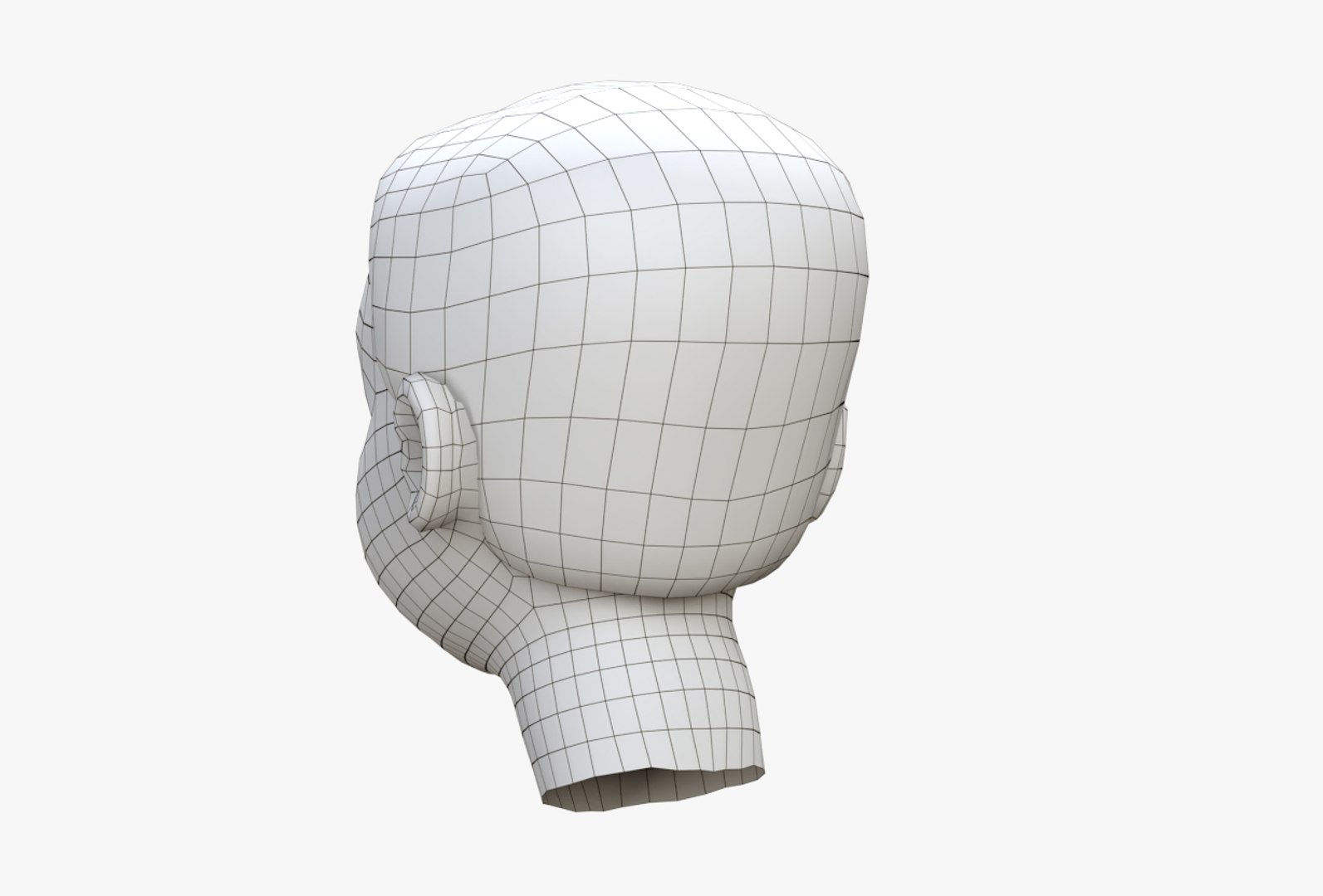 3D Kid Head - TurboSquid 1378462