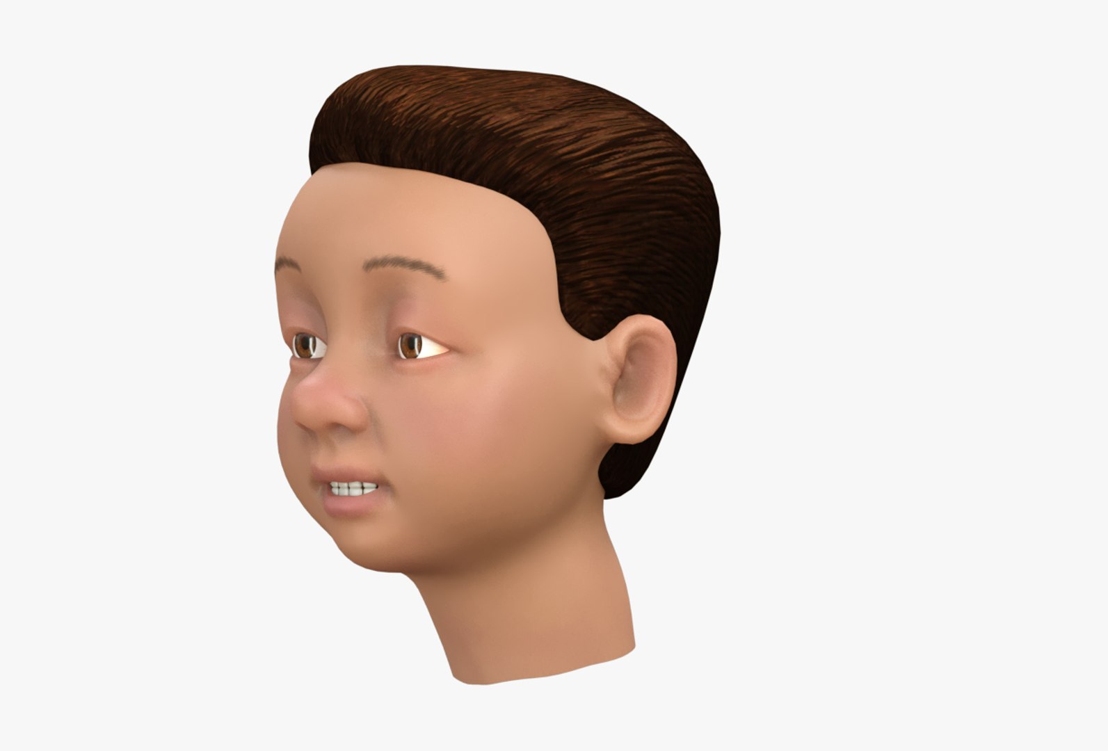 3D Kid Head - TurboSquid 1378462