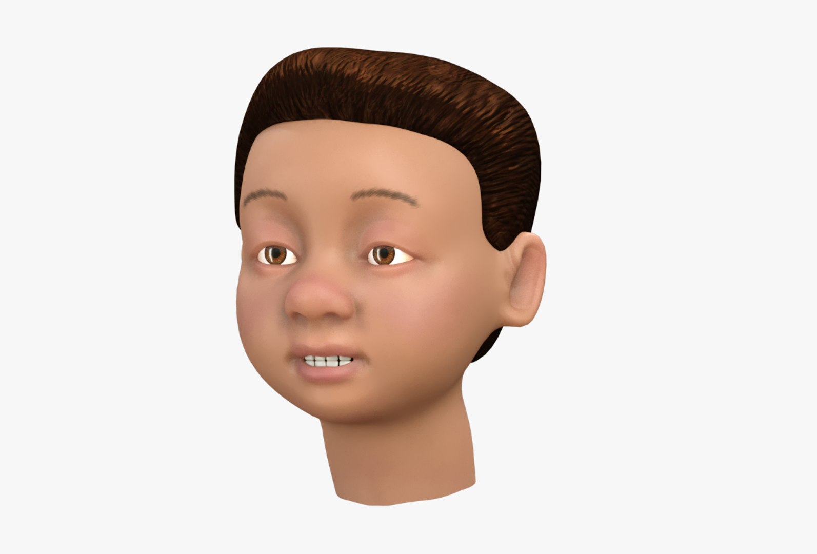3D Kid Head - TurboSquid 1378462