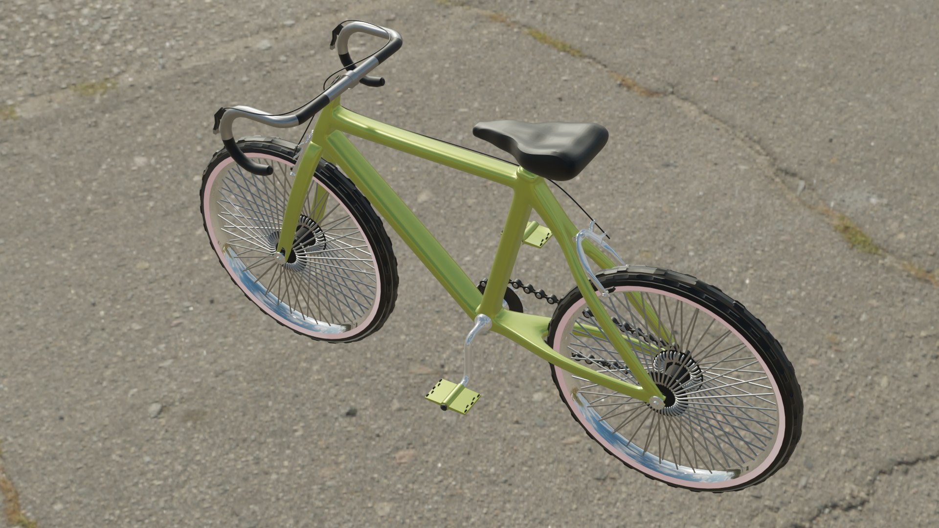 3D Sports Bicycle Model - TurboSquid 1720367