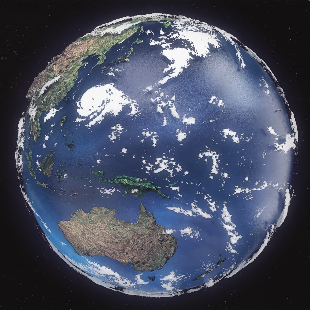 Realistic Earth 3D Model - TurboSquid 1431579