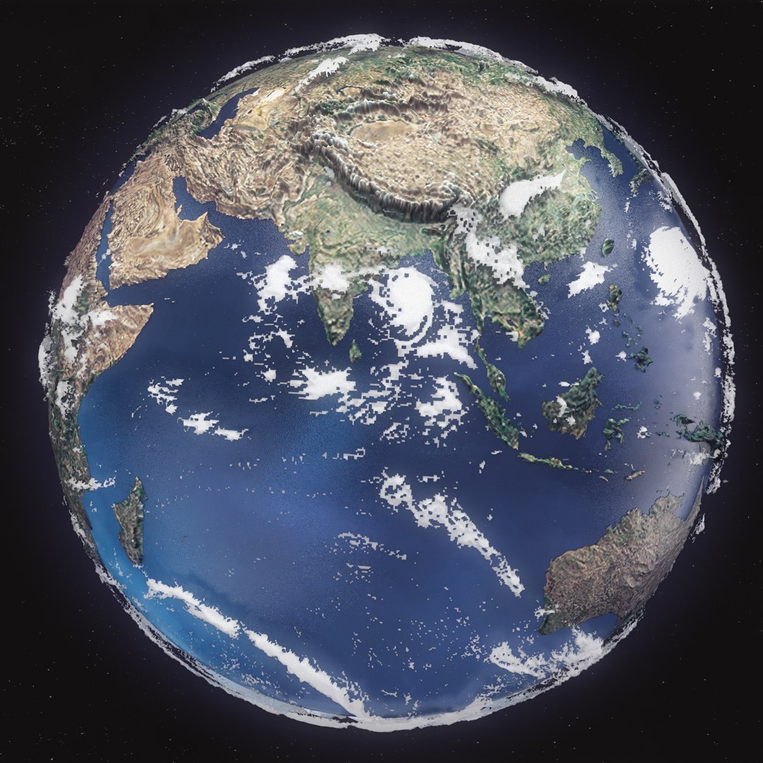 Realistic Earth 3D Model - TurboSquid 1431579