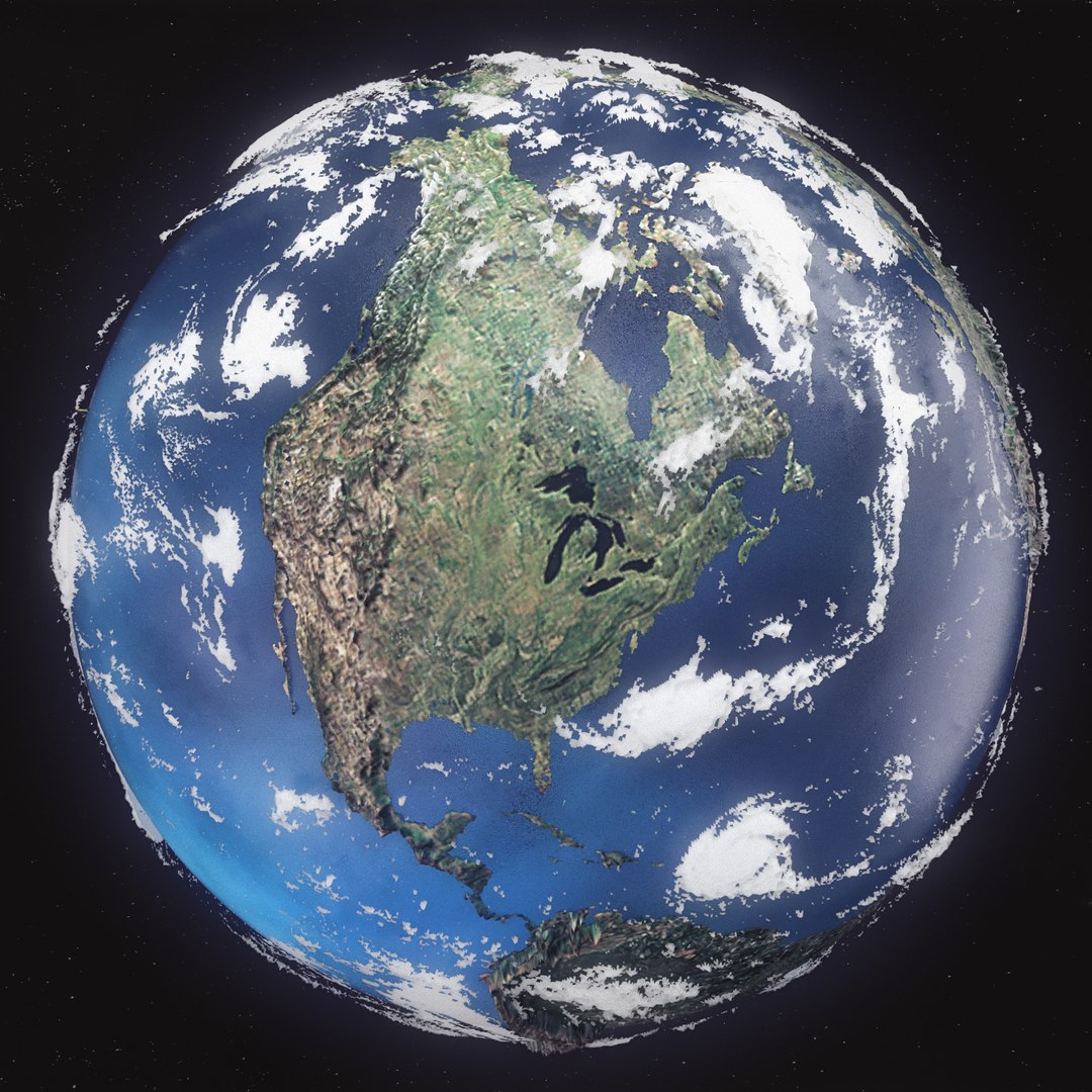 Realistic Earth 3D Model - TurboSquid 1431579