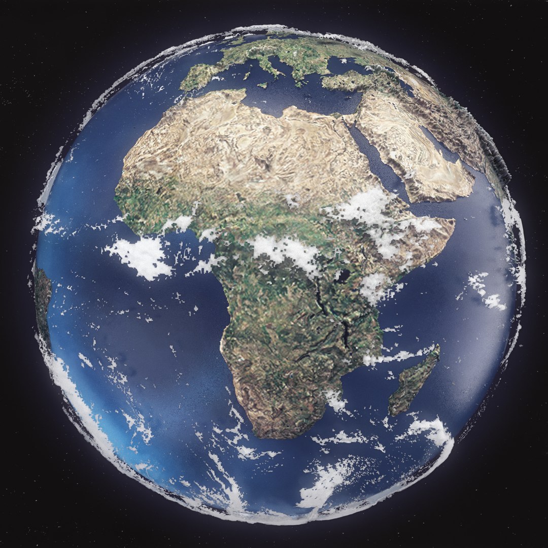 Realistic Earth 3D Model - TurboSquid 1431579