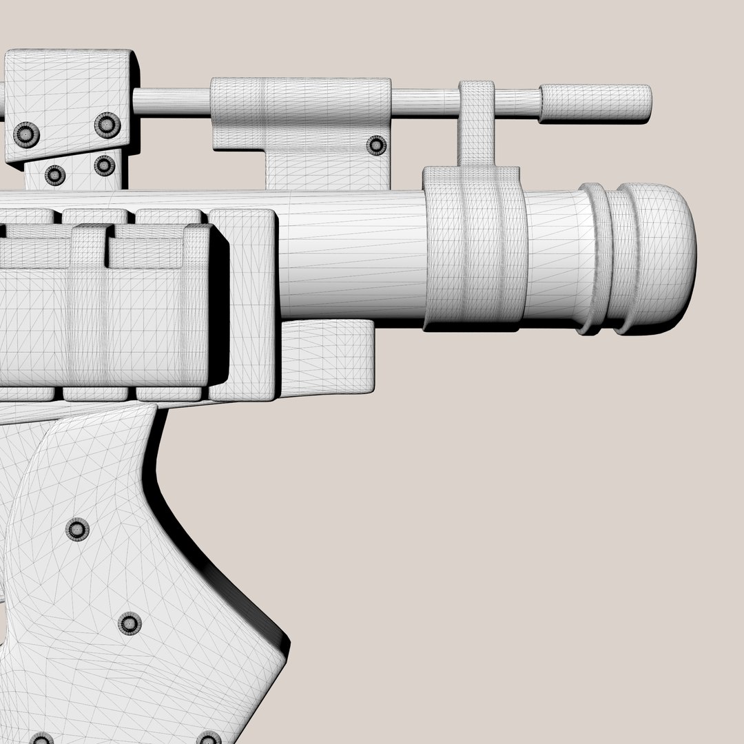 Droid Gun 3D - TurboSquid 1229875