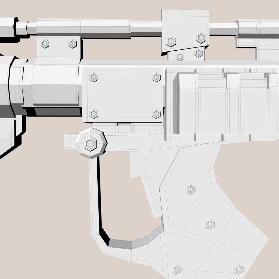 Droid Gun 3D - TurboSquid 1229875