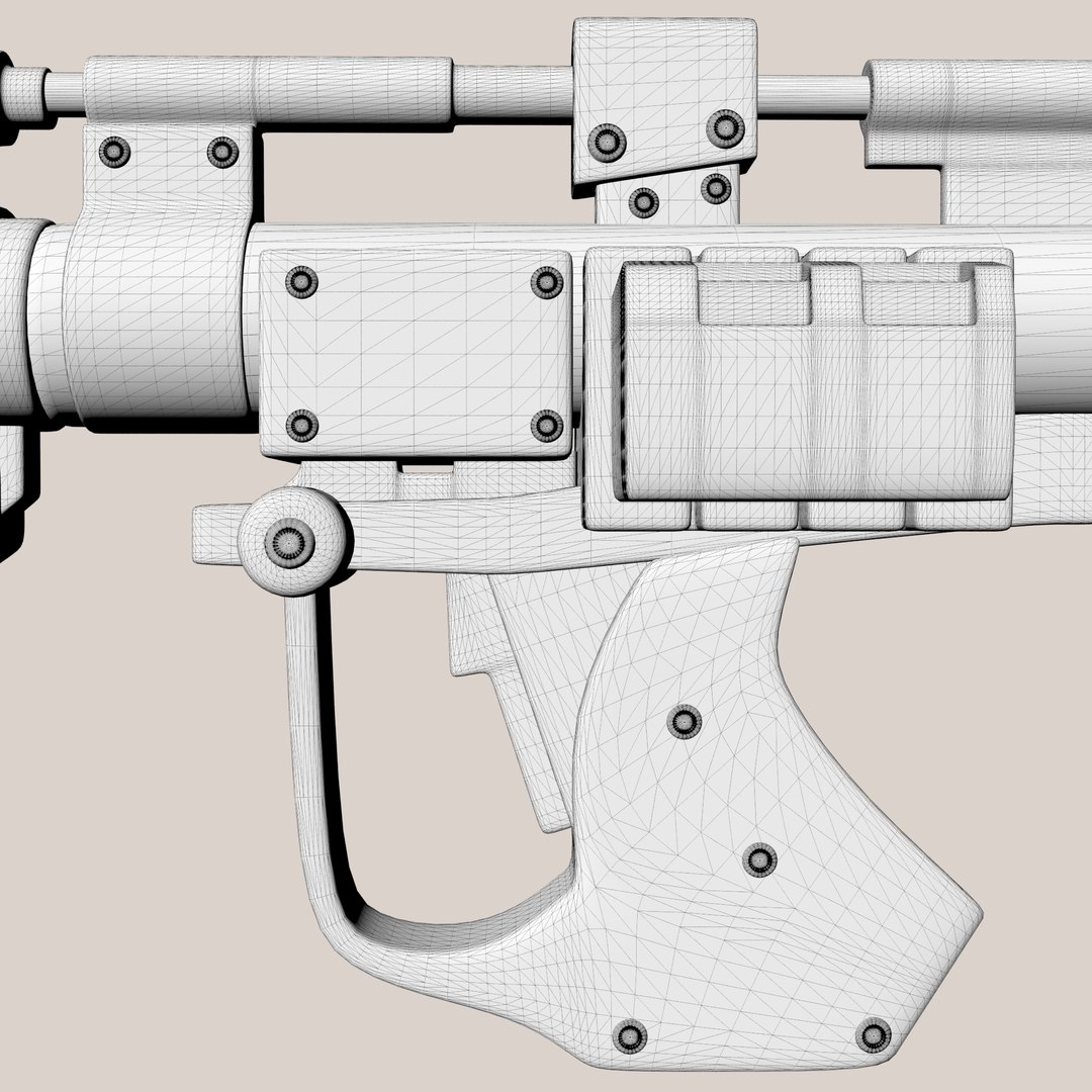 Droid Gun 3D - TurboSquid 1229875