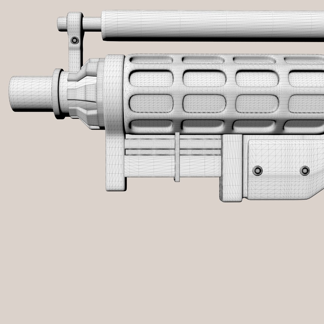 Droid Gun 3D - TurboSquid 1229875