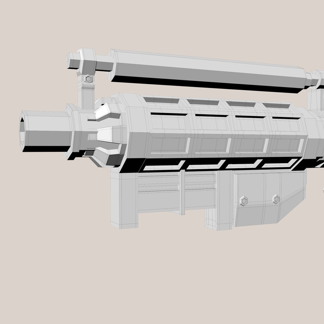 Droid Gun 3D - TurboSquid 1229875