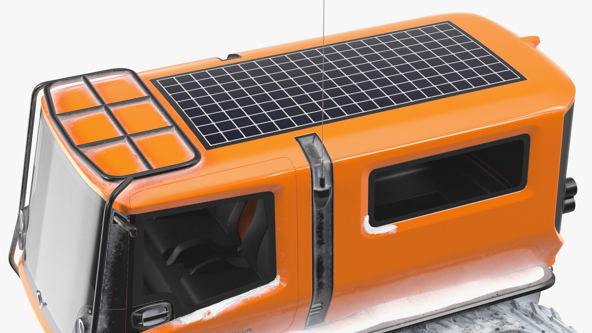 3D Snowy Venturi Polar Vehicle Simple Interior Model - TurboSquid 2133765