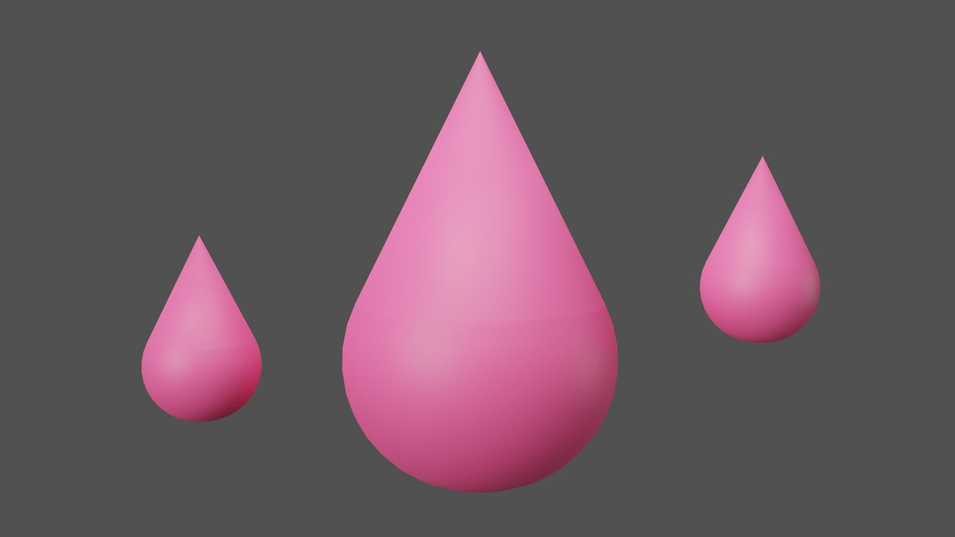 Pink Drop Model - TurboSquid 2039951